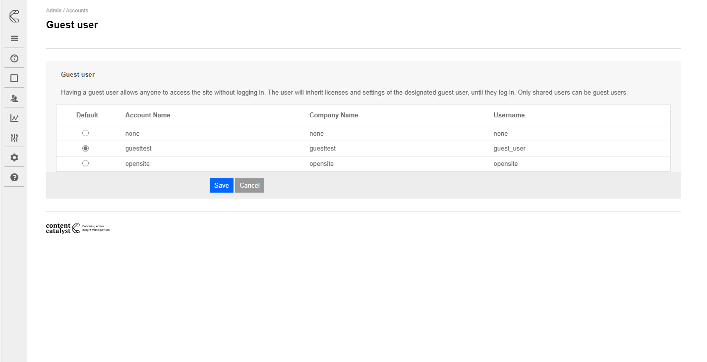 Access Without Logging in (Guest User Access)